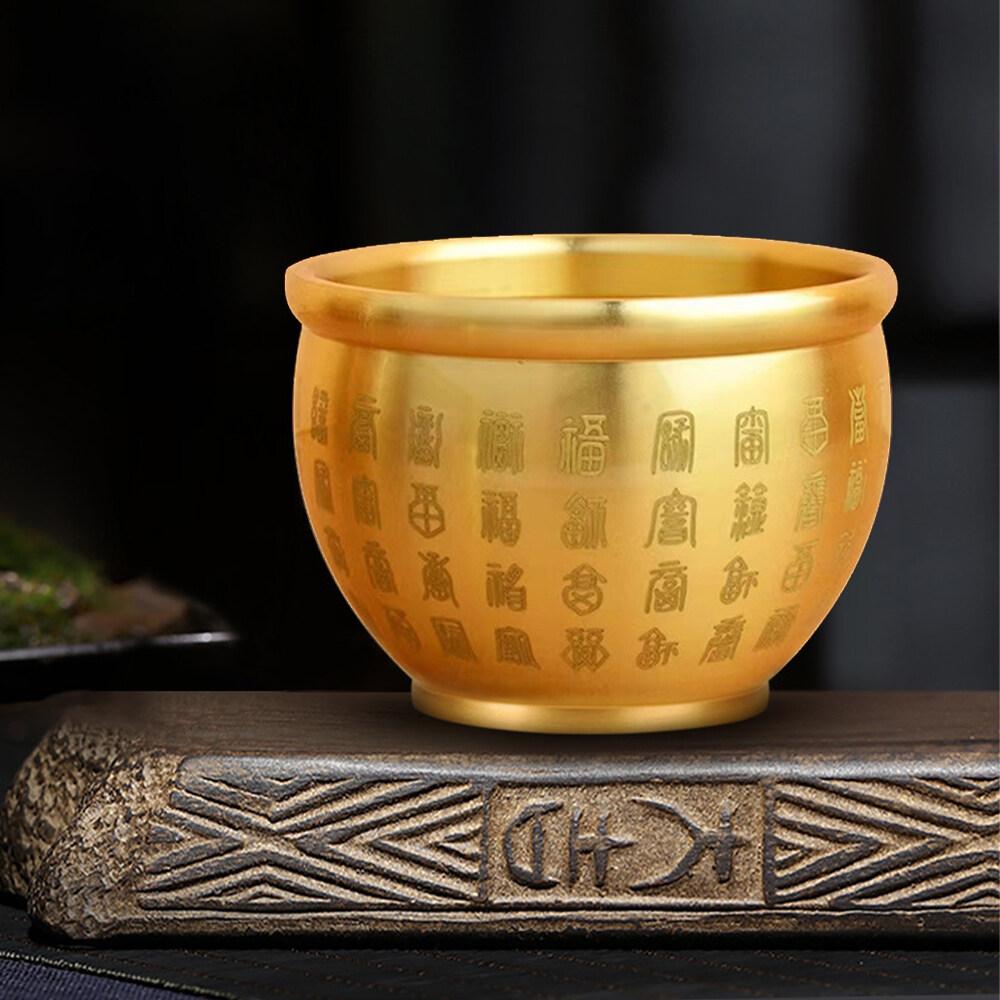 Cheap Feng Shui Bowl Polished Brass Treasure Bowl Home Office Desktop ...