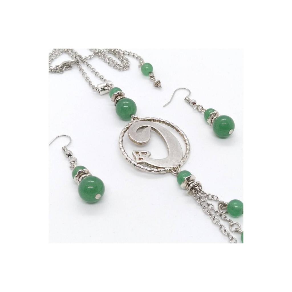 Cheap Women's Jewelry Set Jade Stone Combined Jewelry Set Vav Figured ...