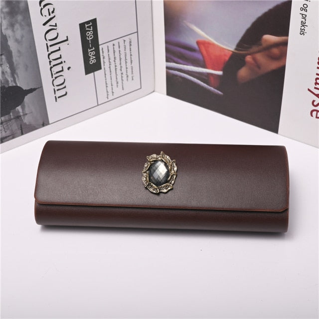Buy Women Men Symbol Strong Glasses Cases Black Fashion Eyewear Storage ...