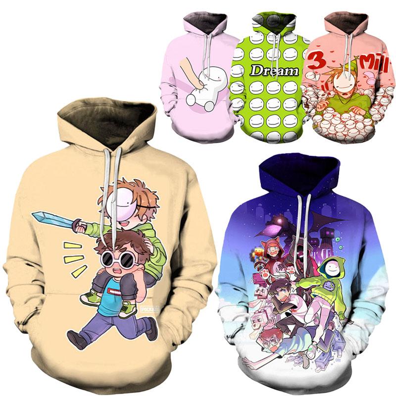 Buy Cartoon Animation Dream 3D Digital Printing Hooded Sweatshirt at ...