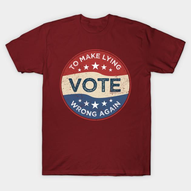 Buy Men Premium Cotton Harajuku T Shirt Presidential Election 2020 Anti ...