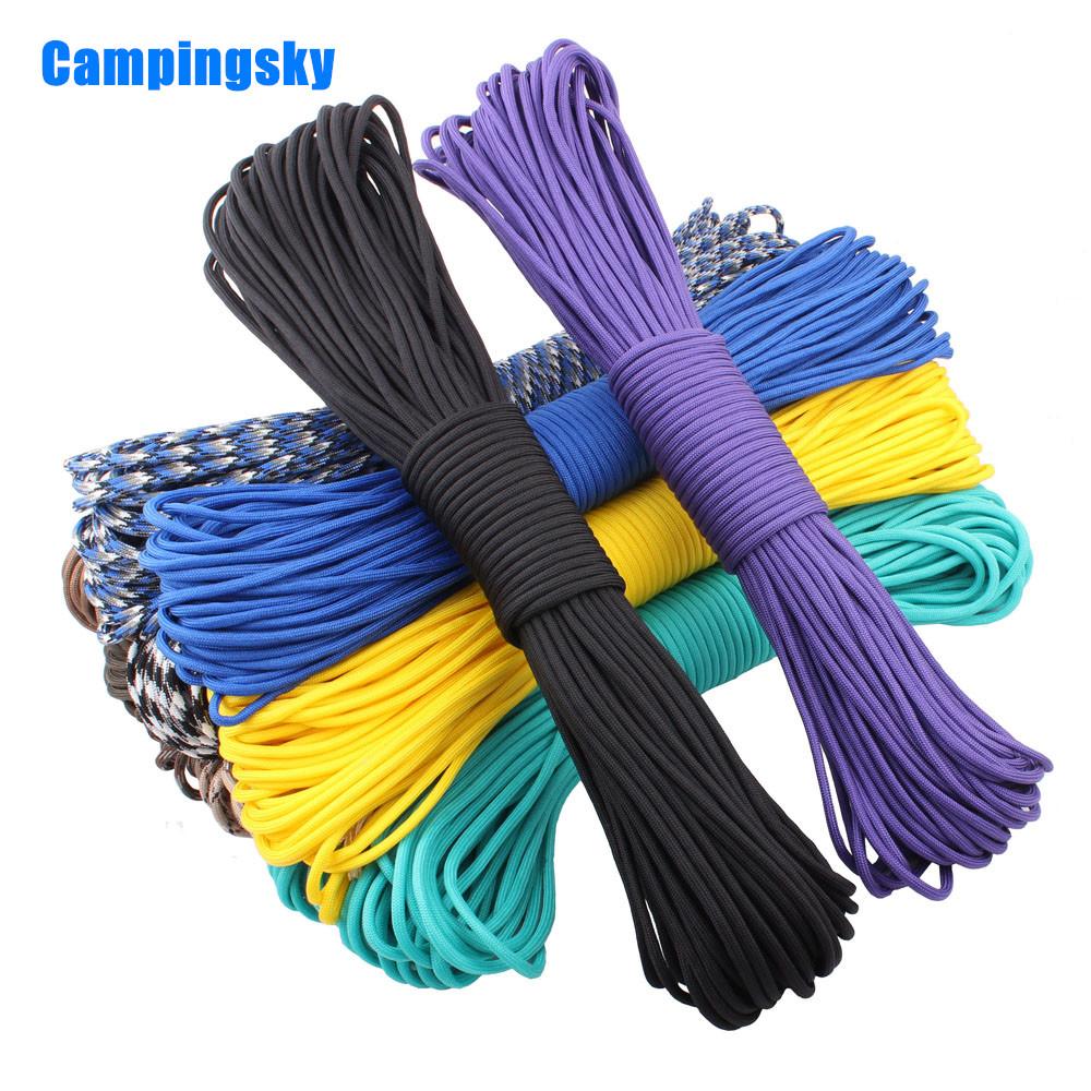 Satın alın CAMPINGSKY Paracord 550 Parachute Cord Lanyard Tent Rope Mil ...
