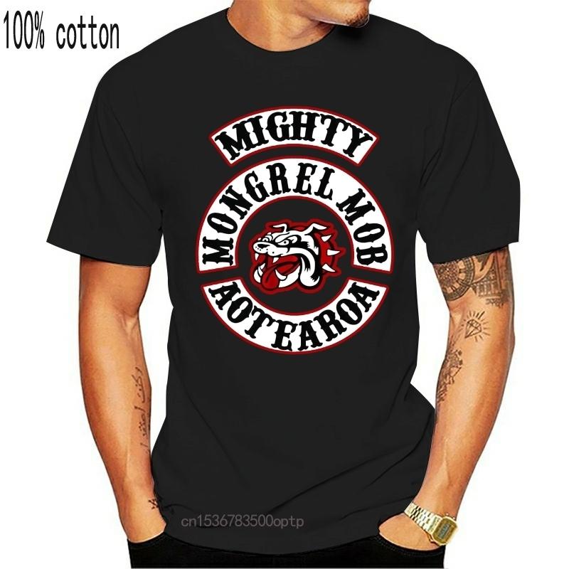 Buy New T-Shirt Mongrel Mob Motorcycle Club Mc Red T Shirt Usa Poh at ...