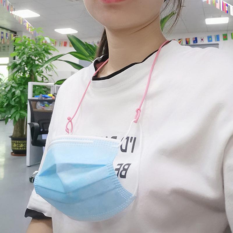 Buy Simple Silicone Tablecloth Anti-Drop Rope Adjustable Length Mask ...