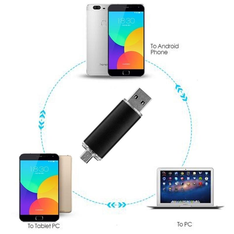 Buy 256GB 2 In 1 OTG Usb Stick Android Pen Drive USB Flash Drive High ...