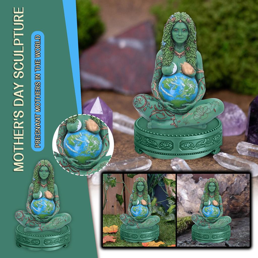 Buy [tot] Mother's Day Mother Earth Art Statue Polyresin Figurine ...