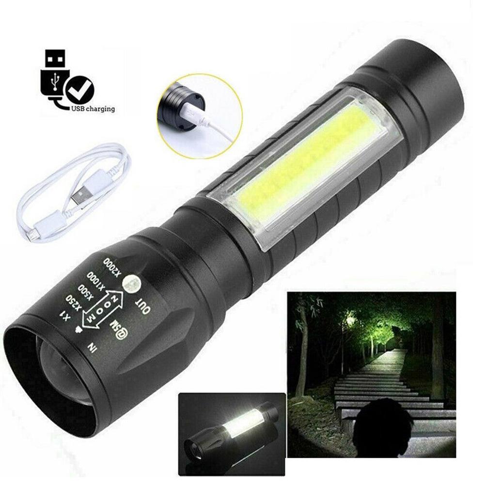 Buy LED COB Hand Torch Car Inspection Lamp USB Charge Magnetic Work ...