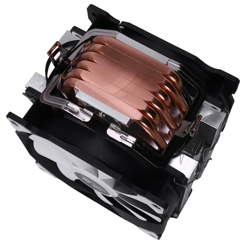 Buy SNOWMAN M-T6 4PIN CPU Cooler Master 6 Heatpipe Double Fans 12cm ...