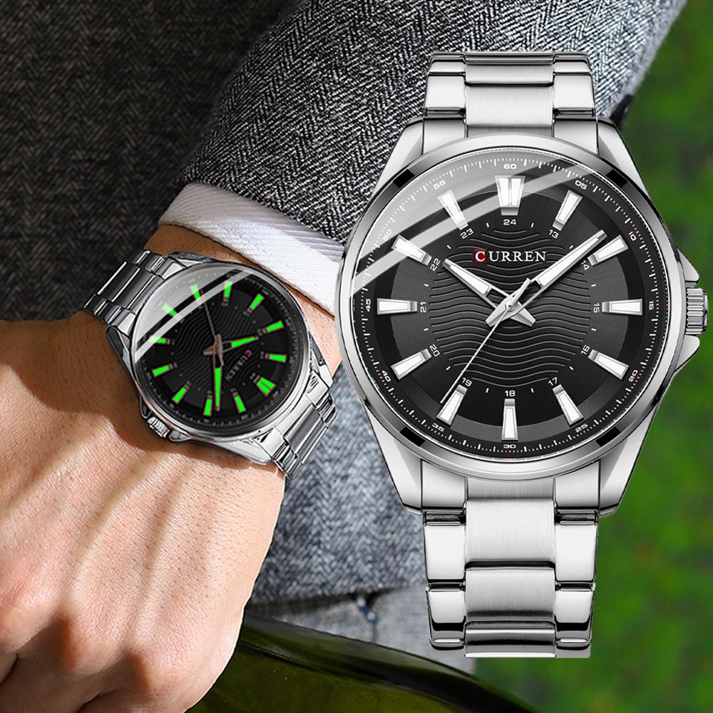 Buy New Fashion Men's Luxury Quartz Watch Stainless Steel Waterproof ...