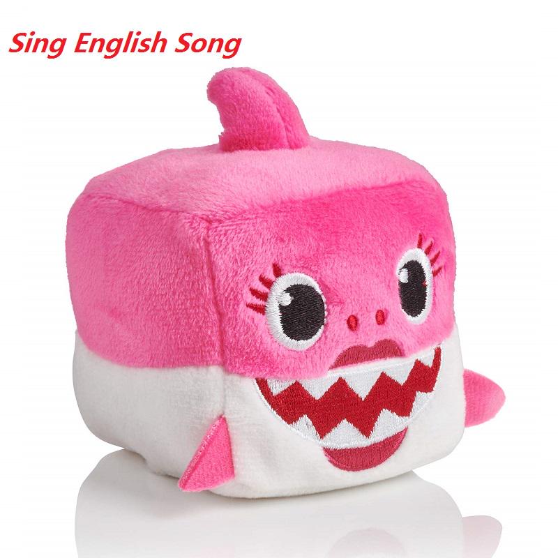 Baby Hai Plüsch Würfel zu singen, englisches Lied Baby Papa Mama Kinder ...