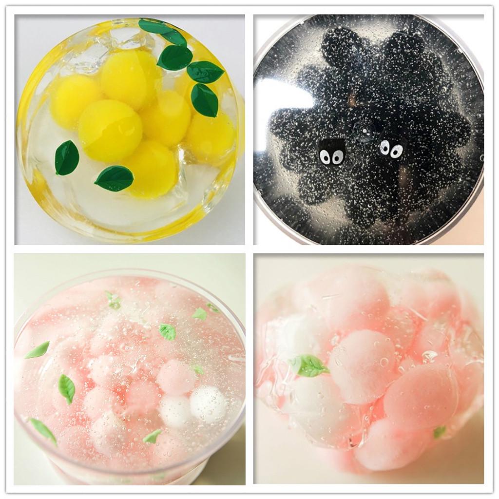 Buy Fruits Cloud Puff Slime Putty Scented Stress Kids Clay Crystal Mud ...