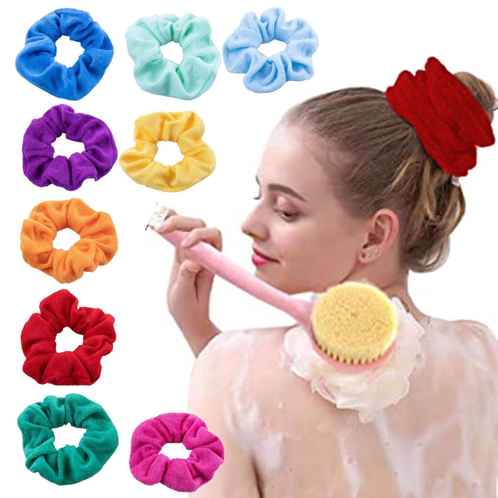 Satın alın Hair Towel Scrunchies Large Drying Scrunchies Hair Drying ...