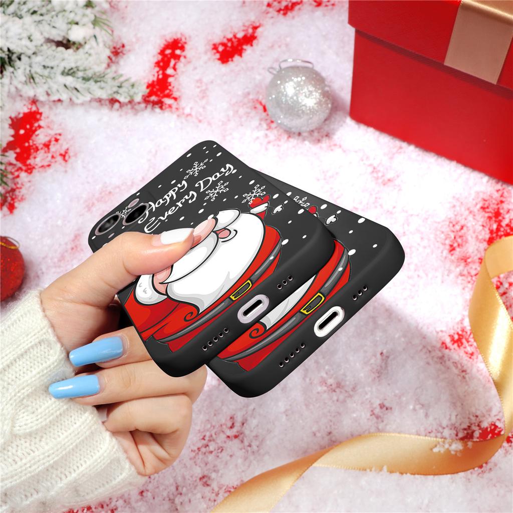 Cheap Christmas Tree Santa Elk Phone Case For iPhone X XR XS 11 12 13 ...