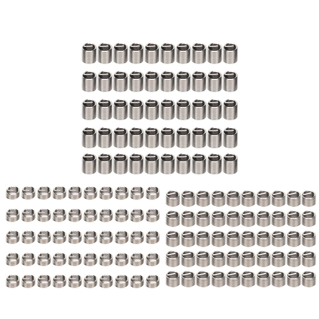 Buy 50Pcs Thread Inserts Male Female Reducing Nut Repair Tool Stainless ...