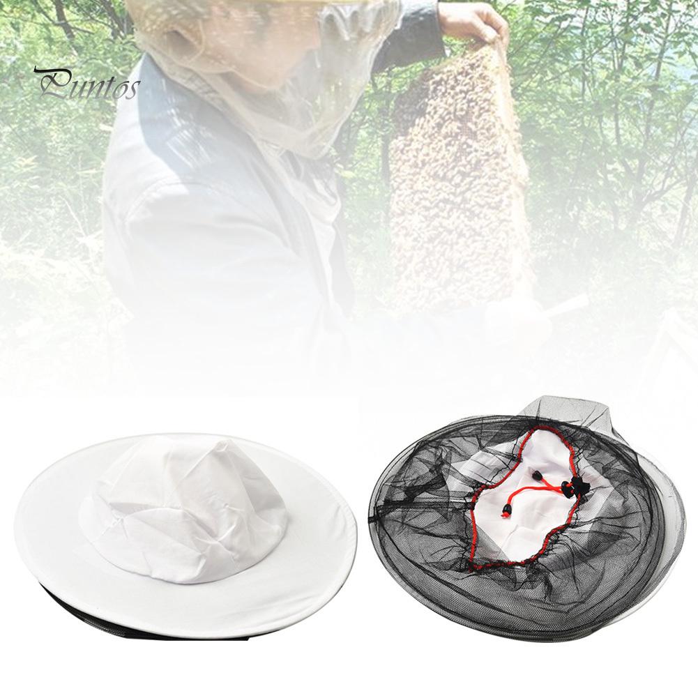 Buy Puntos Beekeeping Hat Mosquito Bees Insect Prevention Net Head Neck ...