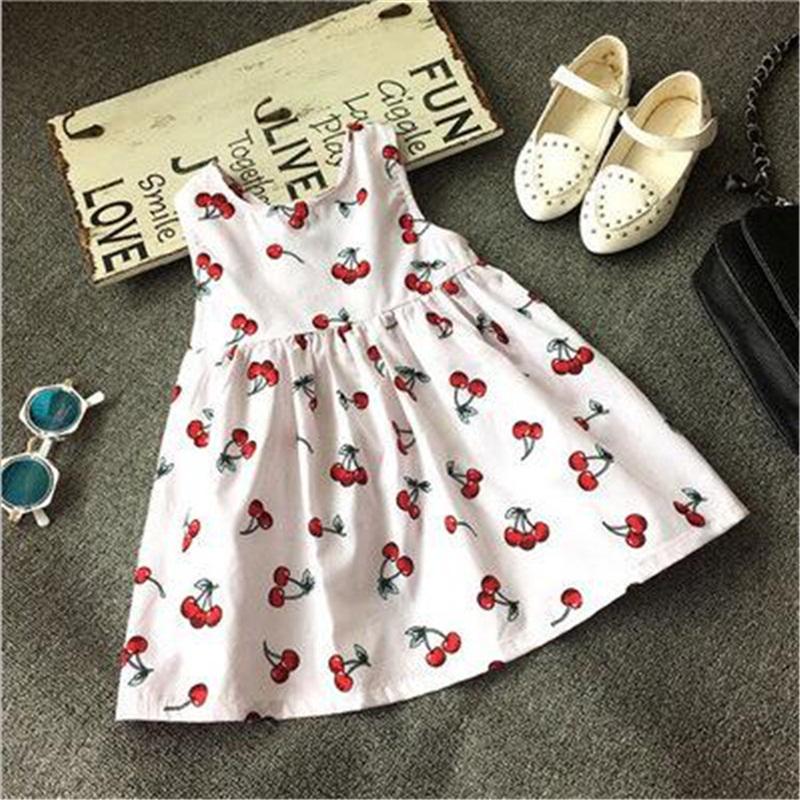 Buy Print Cherry Vest Girl Baby Clothing Casual Kids Clothes Baby ...