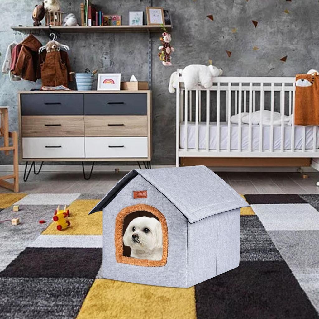 Buy Soft Dog House with Movable Mat Outdoor Stray Cat Shelter Pet Warm ...