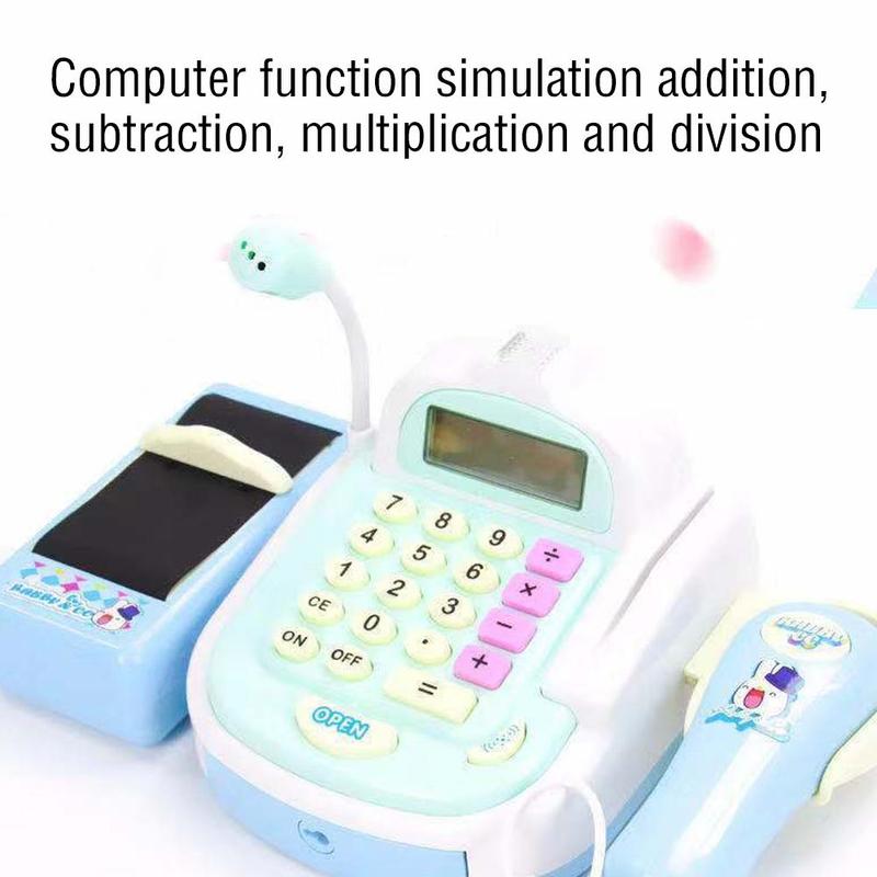 Buy Mini Supermarket Checkout Counter Foods Goods Toys Cash Toys House ...