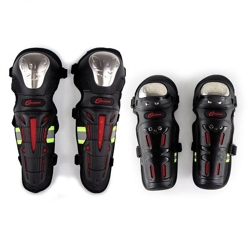 Buy Motorcycle Motocross Knee Shin Elbow Guards Pads Racing Safety ...