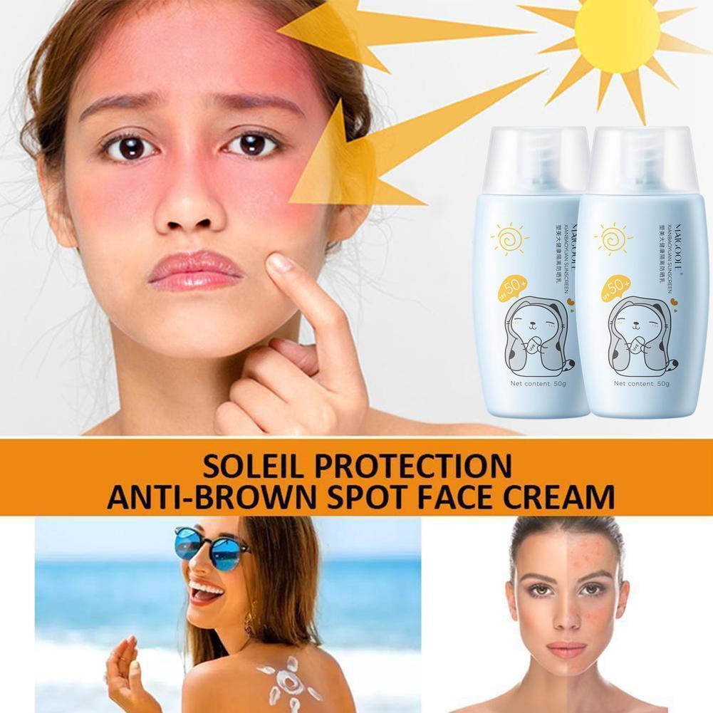 Buy 50g Sunscreen UV Protection Refreshing Whitening Moisturizing ...