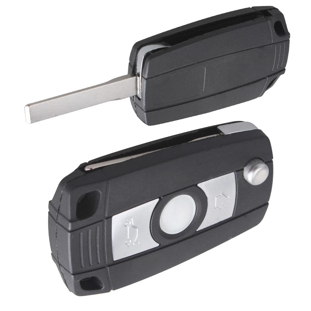Buy Black 3 Buttons Replacement Refit Key Remote Fob Shell Case No Chip ...