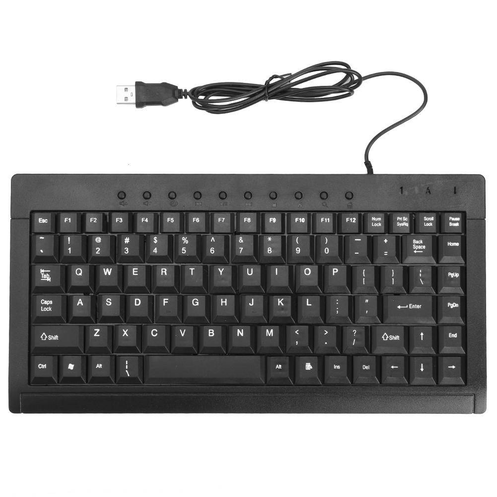 Buy L-100 Ultra Slim USB Wired Mini Keyboard Multimedia Keypad for ...