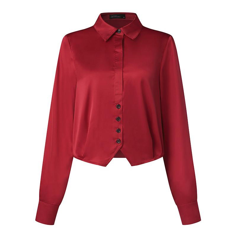 Купити ZANZEA Spring Women Buuton Up однотонні короткі сорочки | Joom