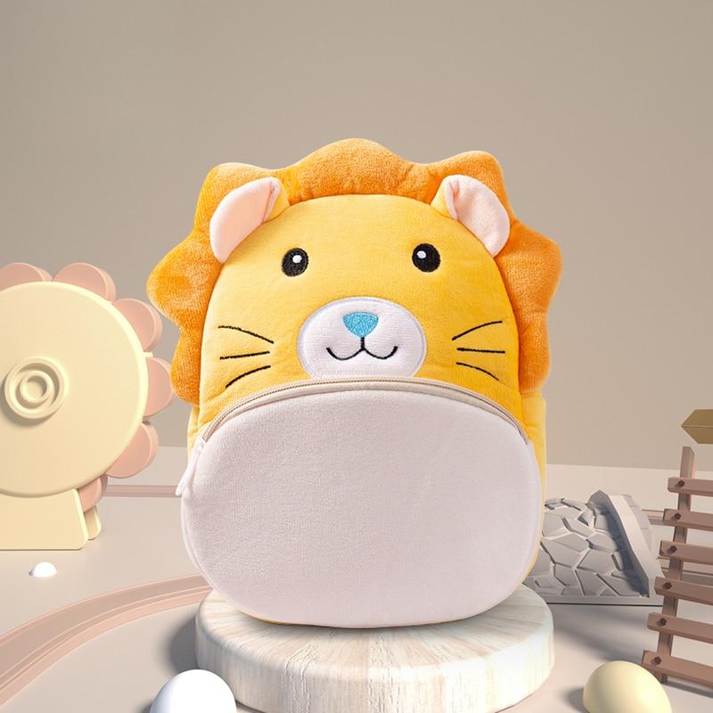 Fashion 3d Cartoon Lion School Backpacks For Boys Kindergarten Kids ...