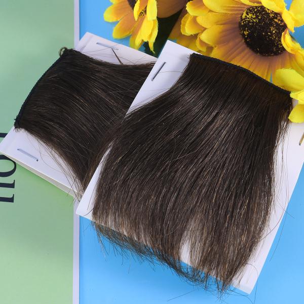 Buy 2pcs Hair Pieces Clip In Replacement Thickened Seamless Hair ...