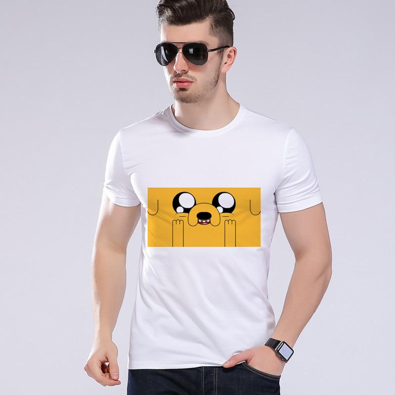 Fashion Adventure Time Character Rainbow Unicorn Men T Shirt Cool ...
