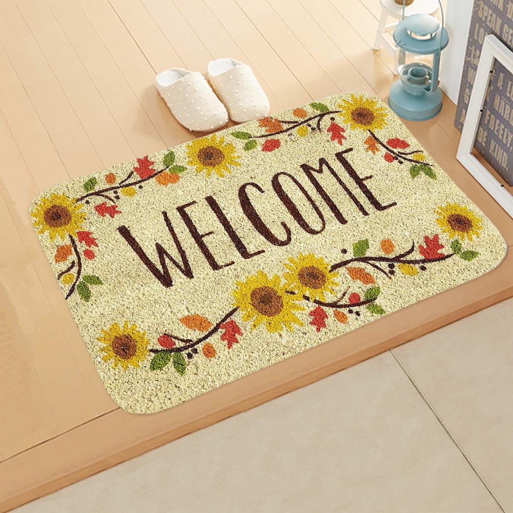 home sweet home spring floor mat Rugs Home & Living etna.com.pe