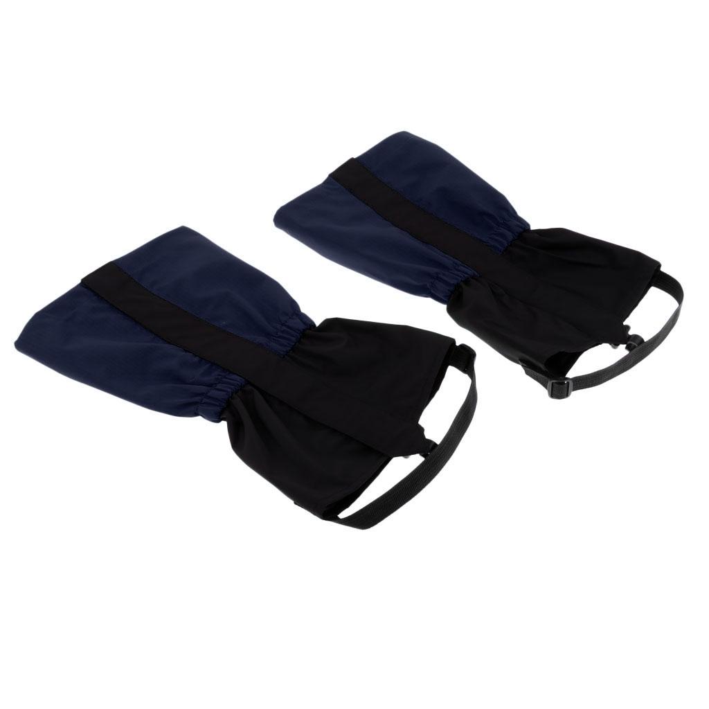 Buy Outdoor Snow Waterproof Boot Gaiters Walking High Leg Cover Orange ...