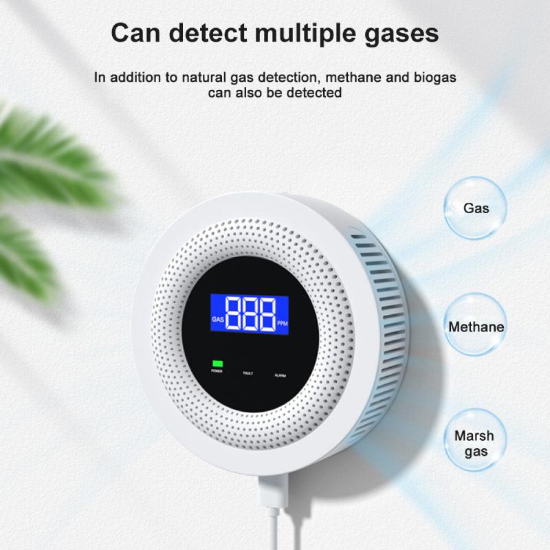 Cheap Tuya Wifi Natural Gas Sensor Combustible Household Smart LPG Gas Alarm Detector Leakage ...