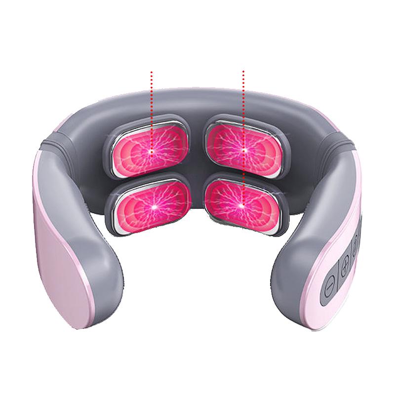 Buy 5 Models Electric Pulse Back And Neck Massager Far Infrared Heating ...