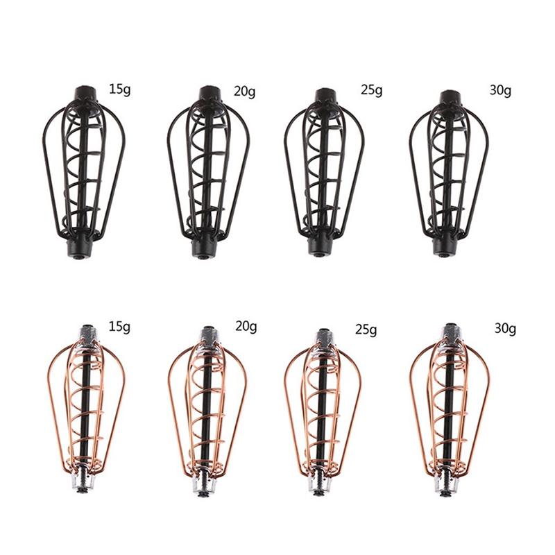 5Pcs Spring Sinker Carp Fishing Feeder 6 Wire Method Feeders Fishing ...