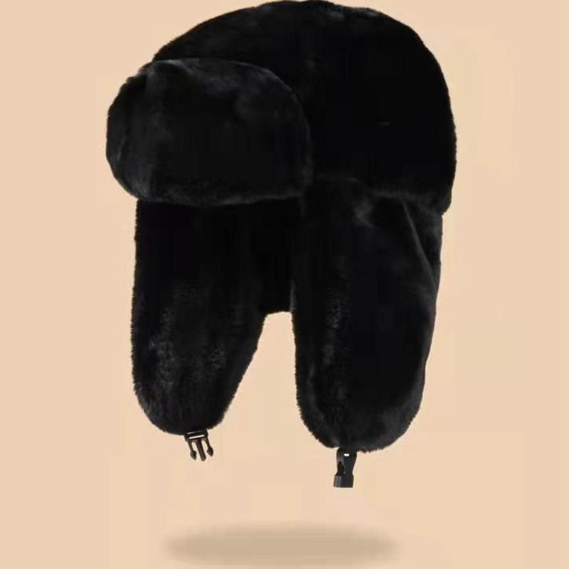 Buy Russian Ushanka Winter Snow Caps Men Women Cotton Thickened ...