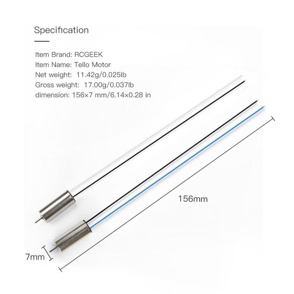 Buy DJI Tello Clockwise and Counterclockwise CW/CCW Motor M1/M2/M3/M4 ...