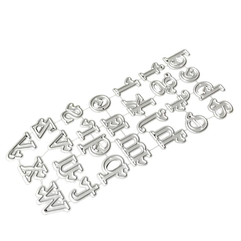 Buy Alphabet Letter Metal Cutting Dies Stencil DIY Scrapbooking Album ...