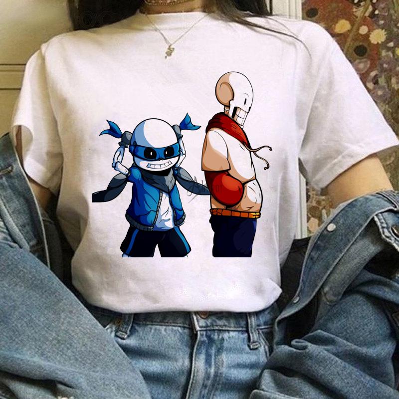 Buy Papyrus Team Toriel Clipart Anime printing womens T-shirt summer ...