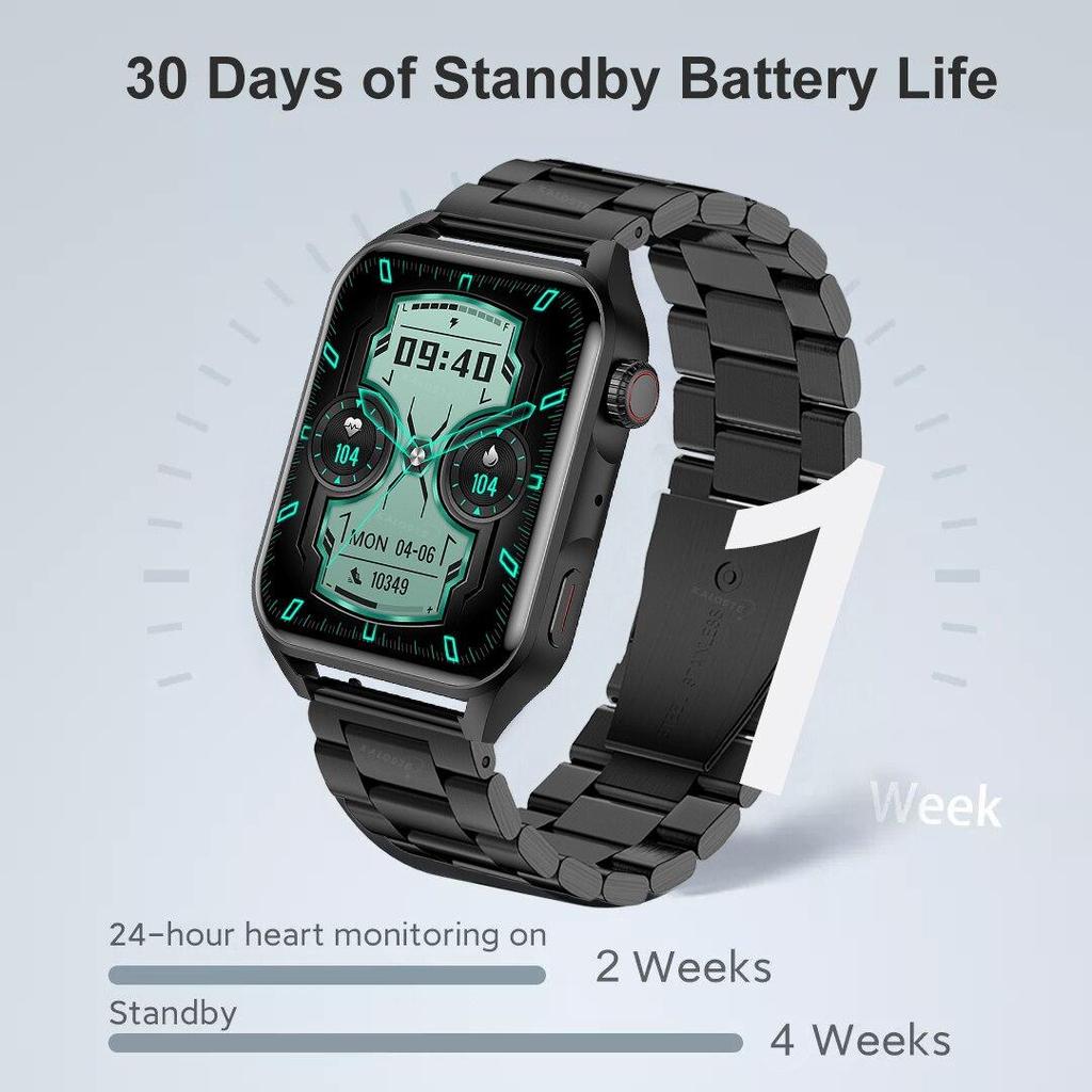 Buy SACOSDING New Fashion Smartwatch Men Women AMOLED Screen Bluetooth ...