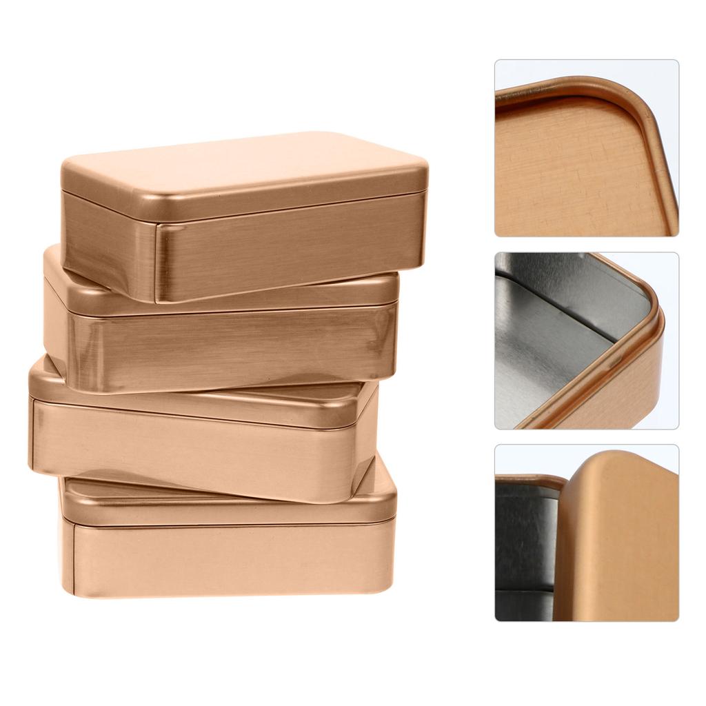 Buy Feeling Cat4pcs Empty Tinplate Box Tinplate Box Tinplate Tins Gift ...