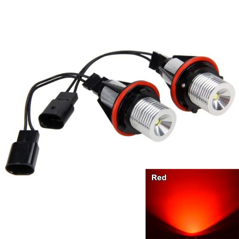 Buy Red LED Bulbs For BMW Angel Eyes Halo Ring Marker Light X5 E39 E60 ...