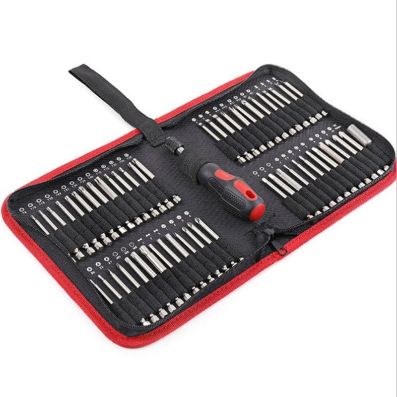 Buy 55Pcs Extra Long Bits Set Screwdriver with Magnetic 75mm Length ...