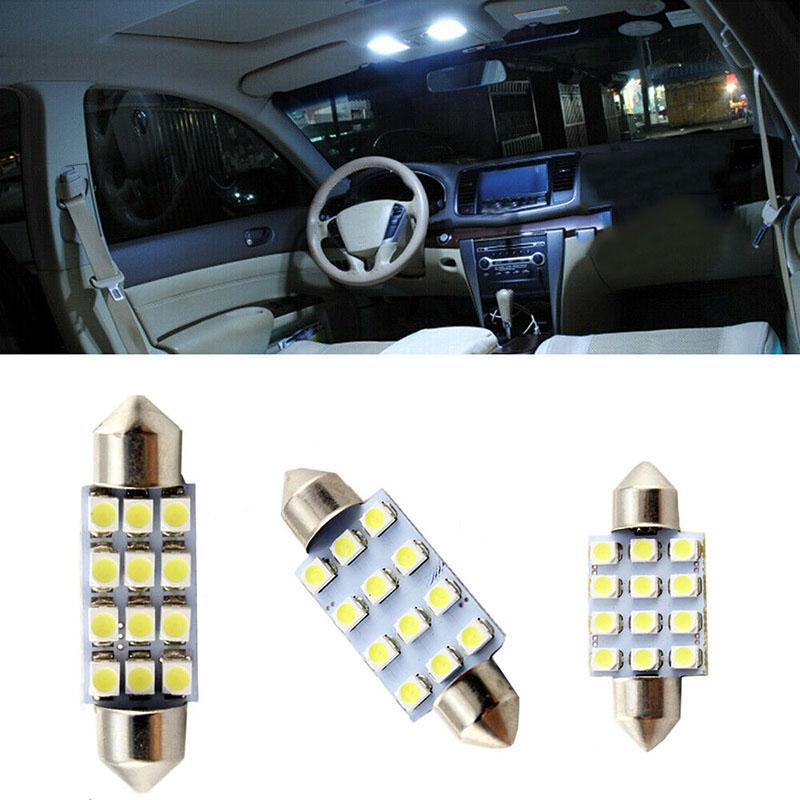 Buy High Quality 5pcs Led Bulb Interior Car Lights D0me /Map /License ...