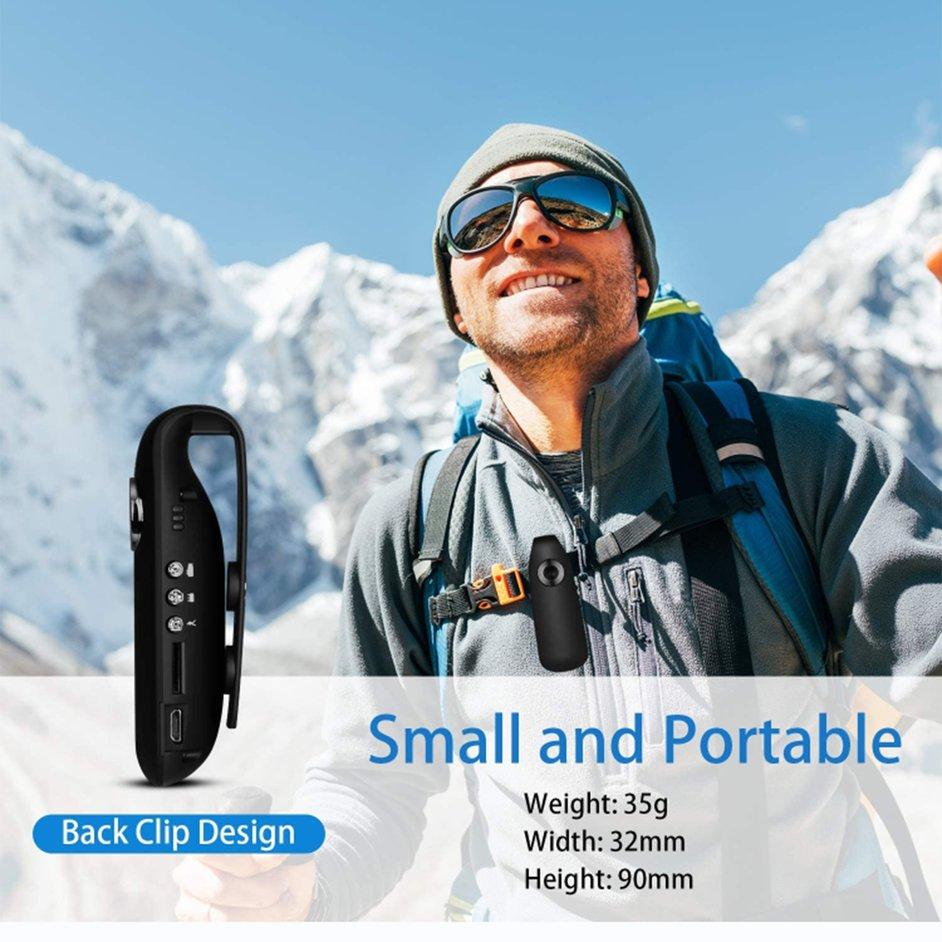 Buy Body Worn Camera Pocket Clip 1080P Wearable Hidden Camera Compact ...