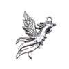 Buy 3pcs Phoenix Charms Charms Antique Silver Color Zinc Alloy 35X22mm ...