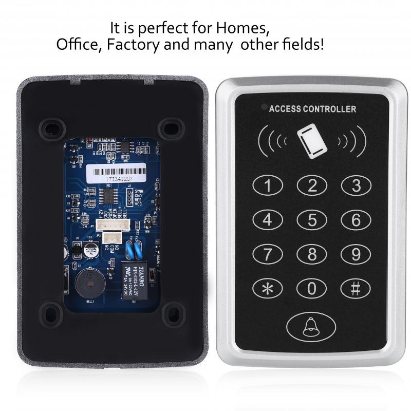 Buy 125KHz RFID Card Door Access Control Keypad Controller System Kit ...