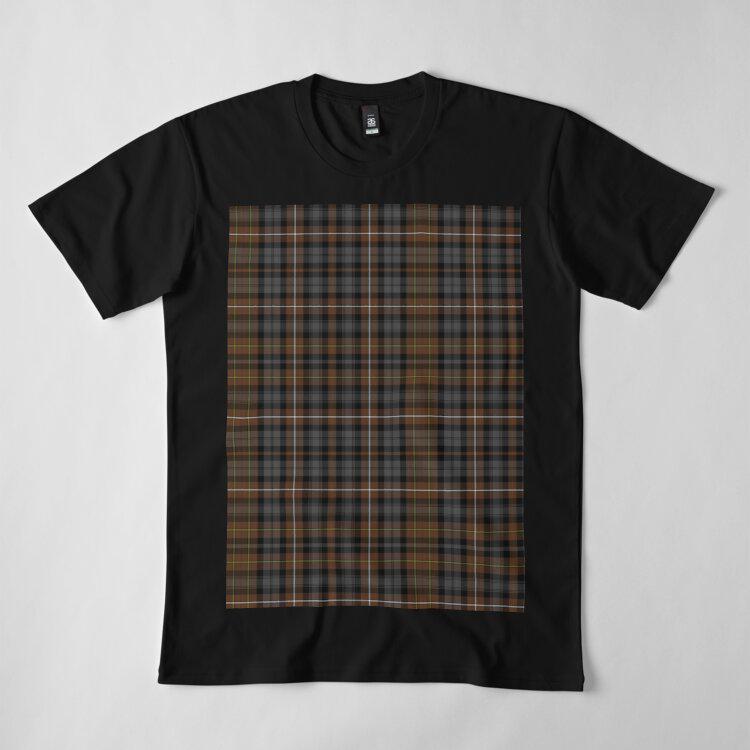 Buy Men Premium Cotton Harajuku T-Shirt Campbell Argyll Print Tees ...