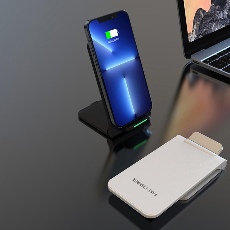 Buy 15W Wireless Charger Stand Pad Phone Inductive Charger Support Qi ...