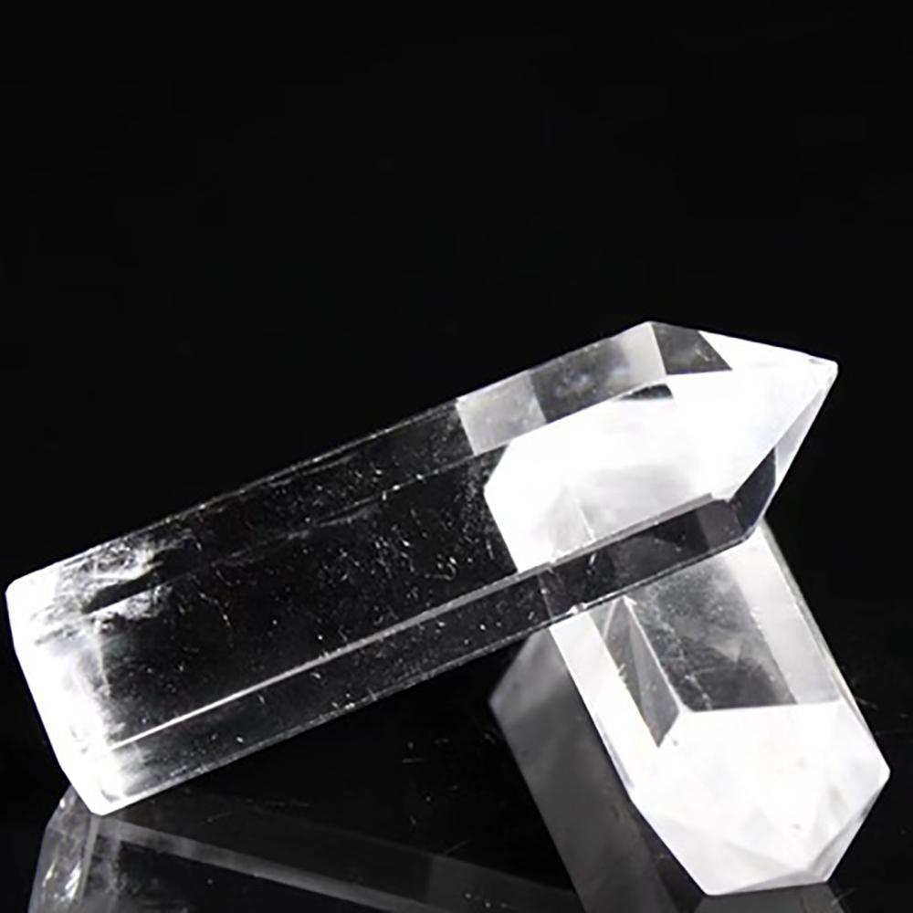 Buy Natural Clear Quartz Column Transparency White Crystal Point ...